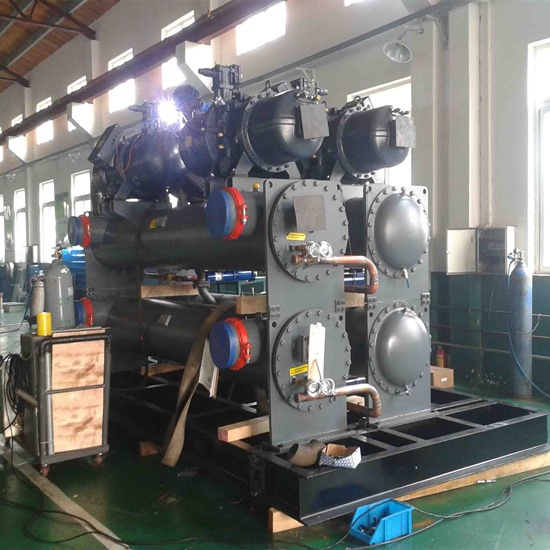 Water cooled four compressors chiller